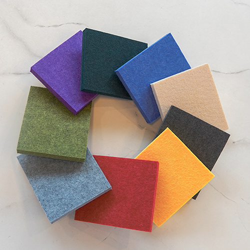 Akoestisch vilt | Esthetische wandbekleding met geluidsdemping.