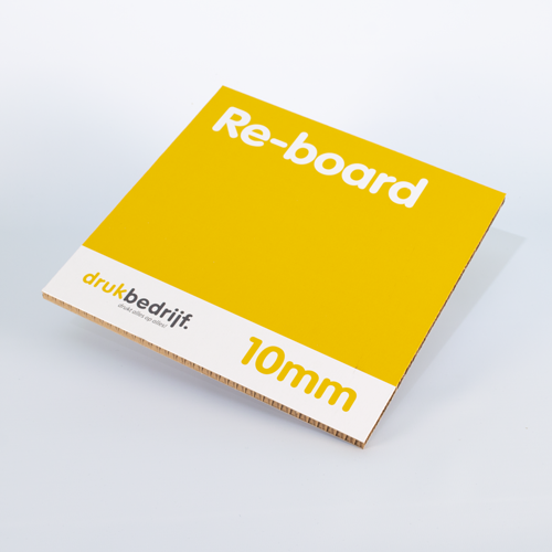 Re-board bedrukken | Lichtgewicht en 100% recyclebaar