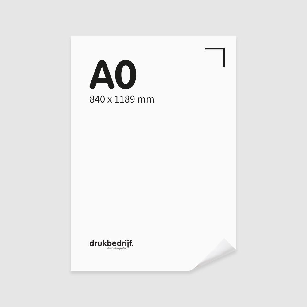 A0 posters | Vandaag besteld is morgen in huis