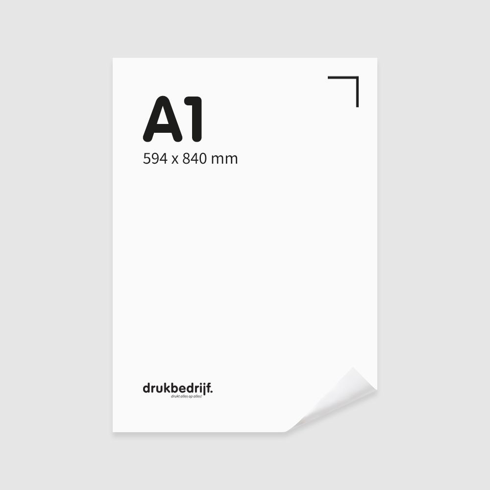 A1 posters | Keuze uit verschillende papiersoorten