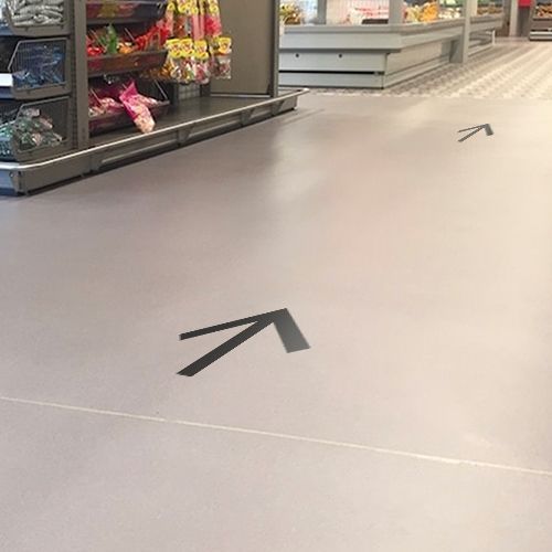 Pijl stickers bestellen | In diverse kleuren en formaten