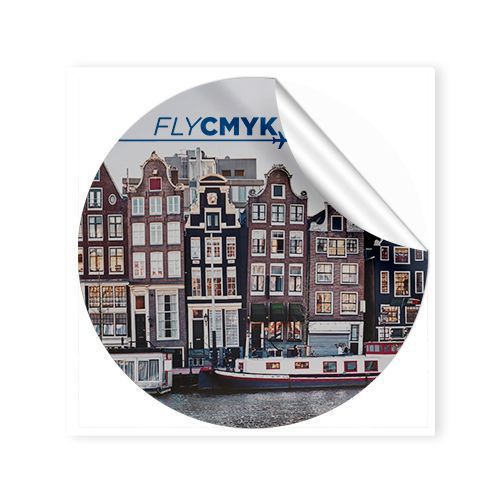 Ronde stickers drukken | Gratis levering | Drukbedrijf.
