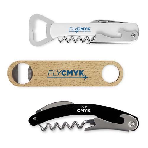 Flesopeners bedrukken | Kies uit 5 verschillende flesopeners