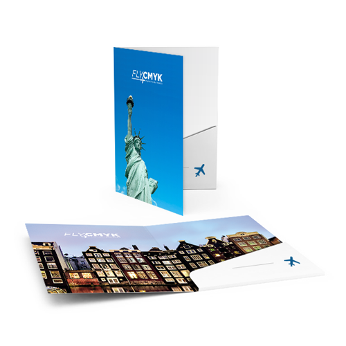 Presentatiemap bedrukken | verschillende soorten snel geleverd!